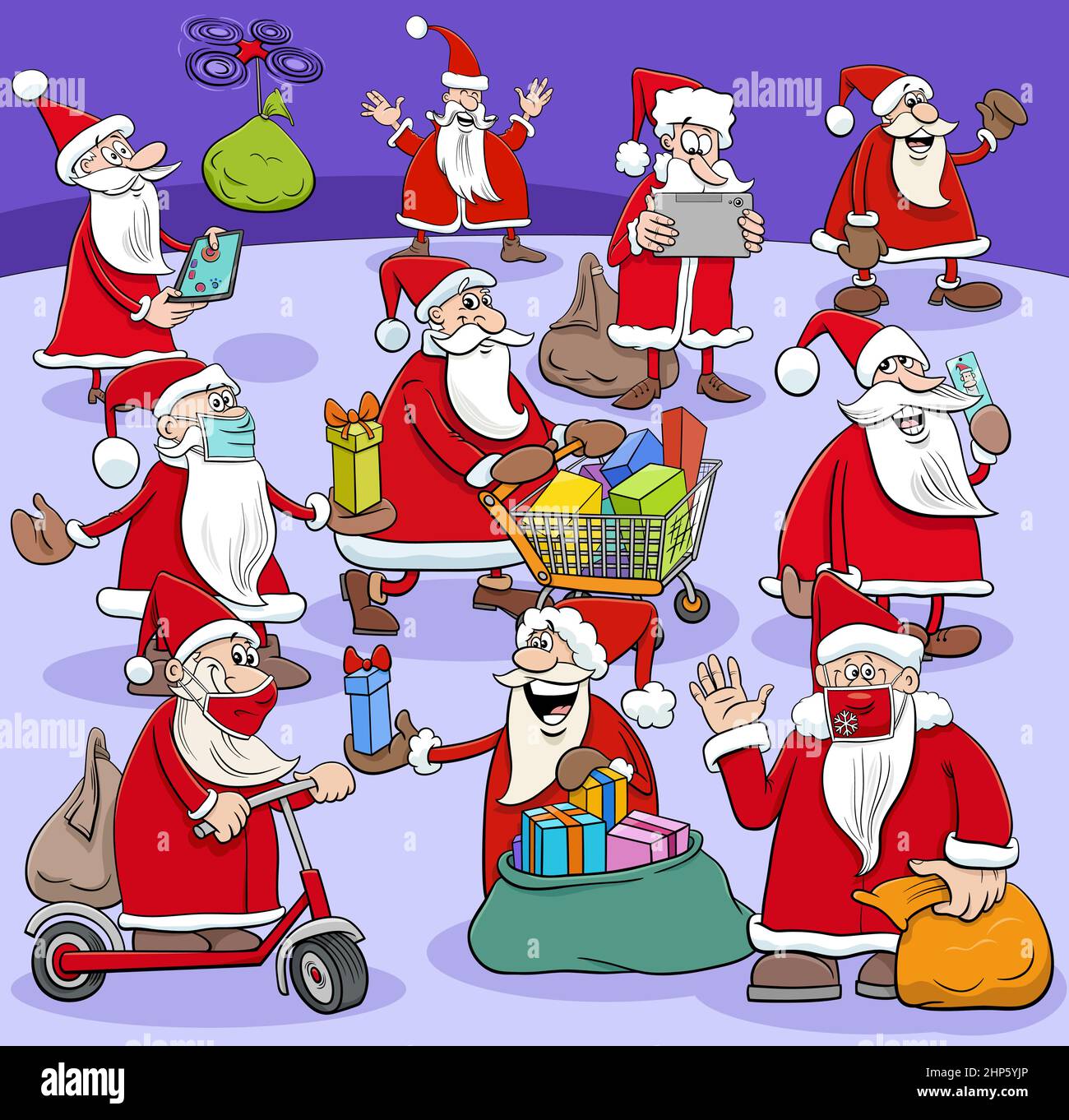 Cartoon group hi-res stock photography and images - Alamy
