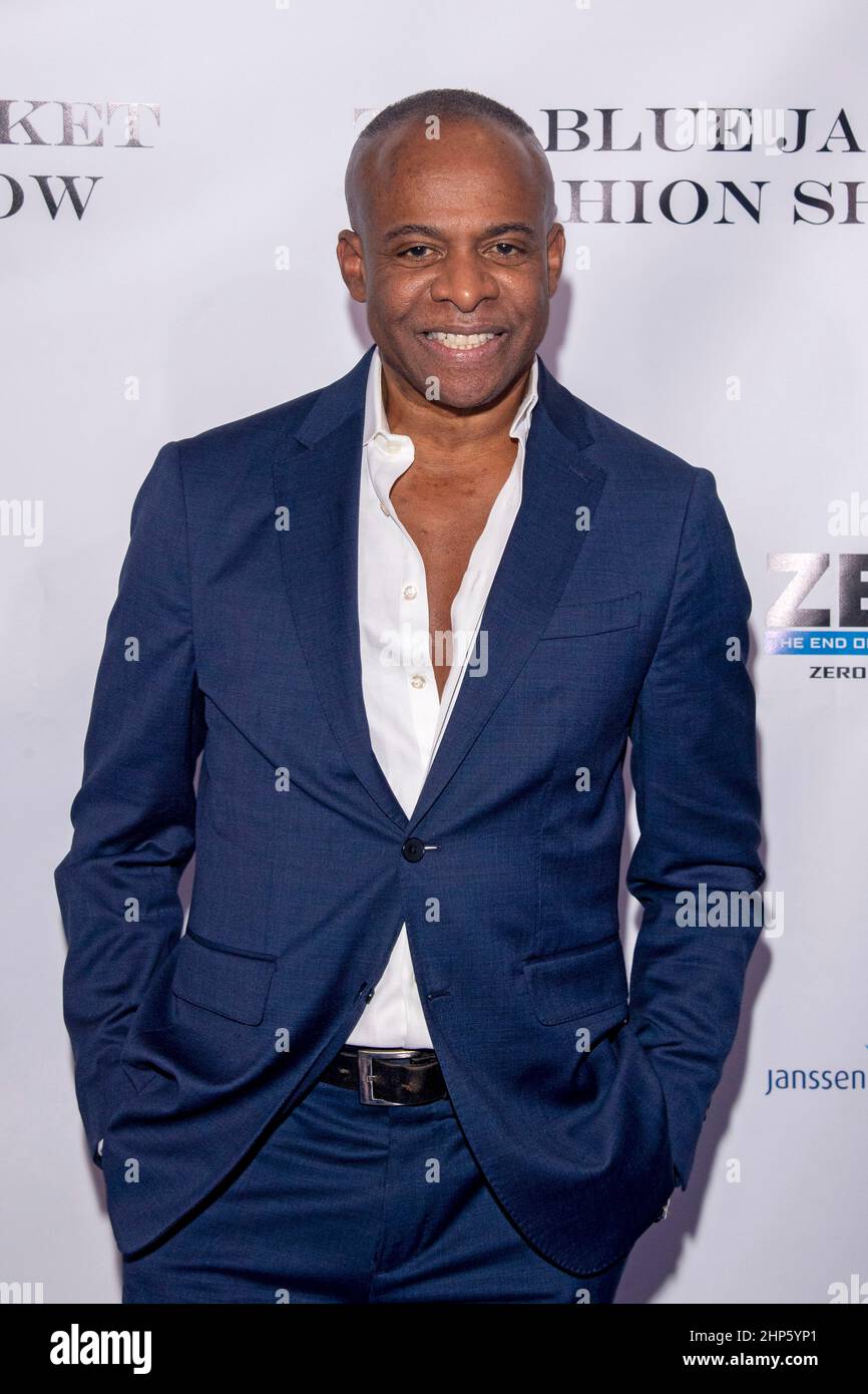 Frederick Anderson attends the Sixth Annual Blue Jacket Fashion Show at ...