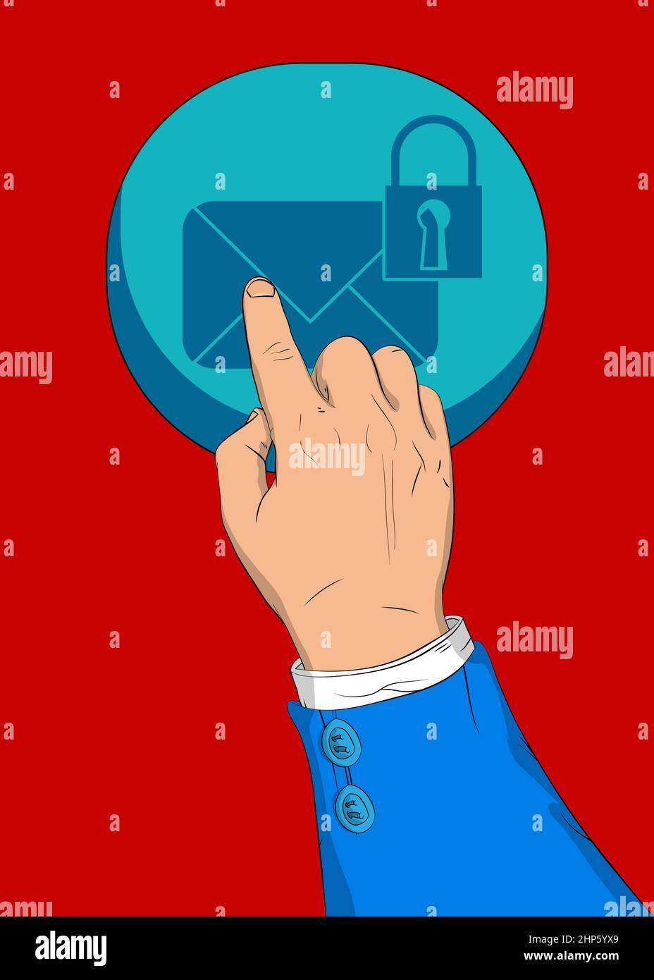 Encrypted mail hi-res stock photography and images - Alamy