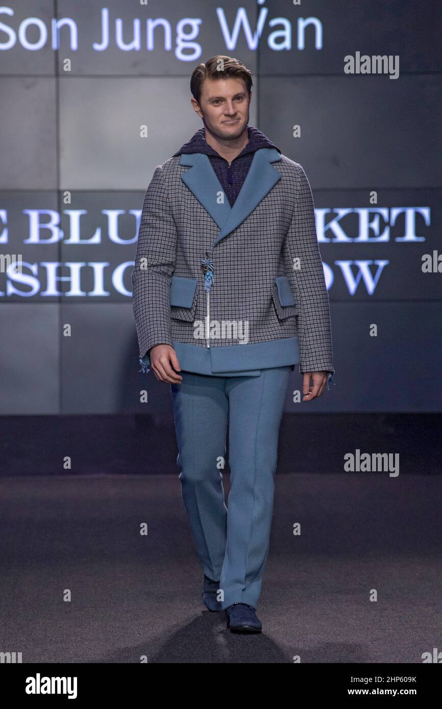 New York, United States. 17th Feb, 2022. Dr. Jake Taylor walks the ...