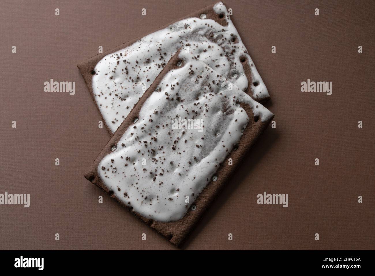 Cookies and Cream Toaster Pastry Stock Photo - Alamy