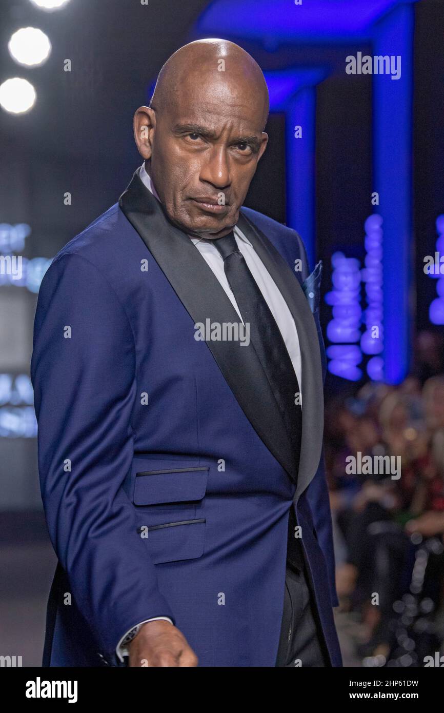 New York, United States. 17th Feb, 2022. Al Roker walks the runway ...