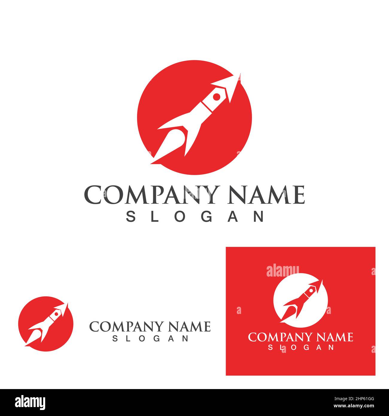 Rocket logo hi-res stock photography and images - Alamy