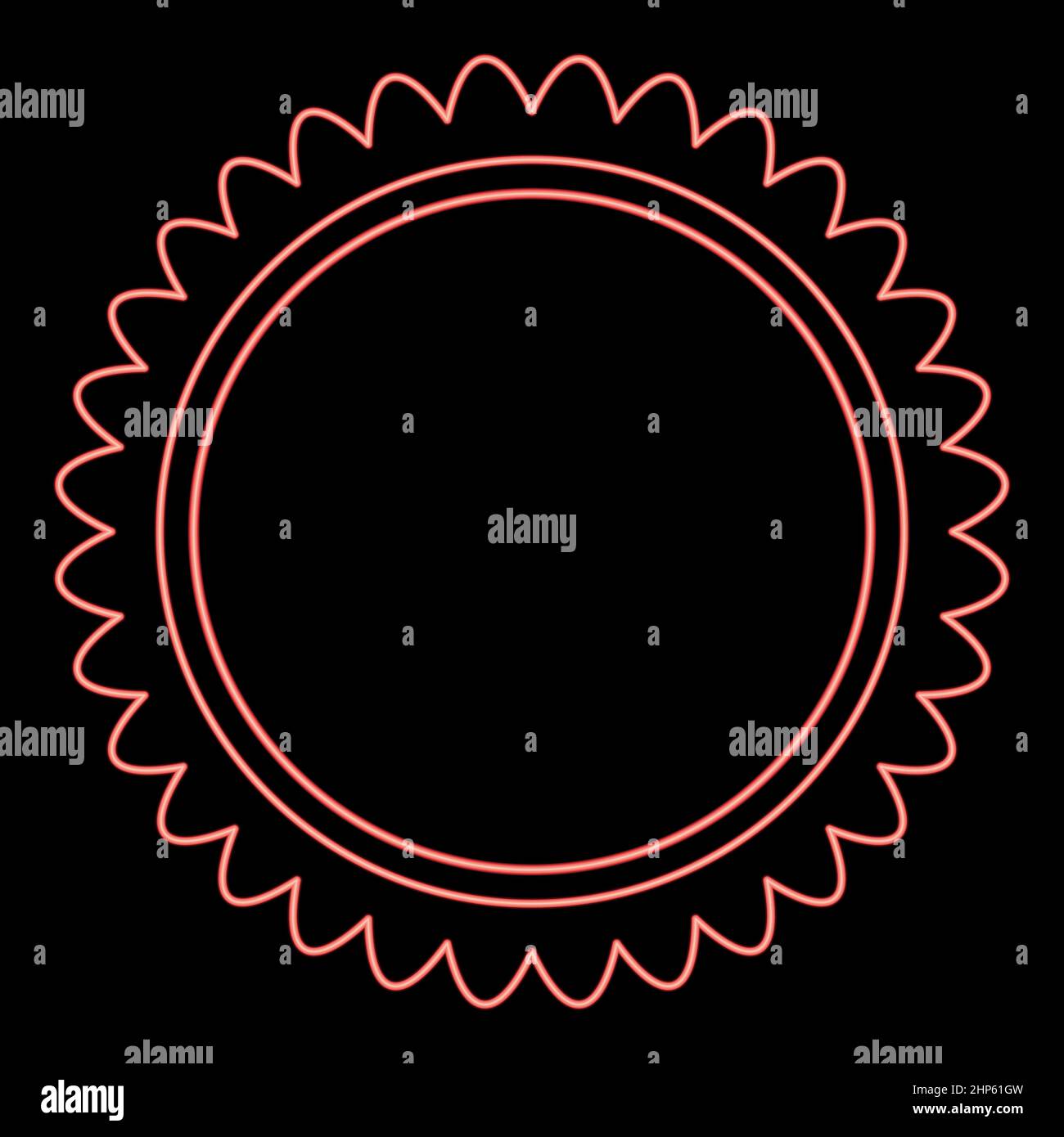 Neon light vector illustration Stock Vector Images - Alamy