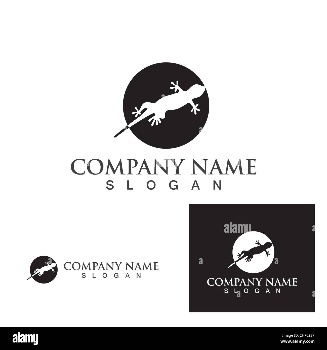 Lizard logo hi-res stock photography and images - Alamy