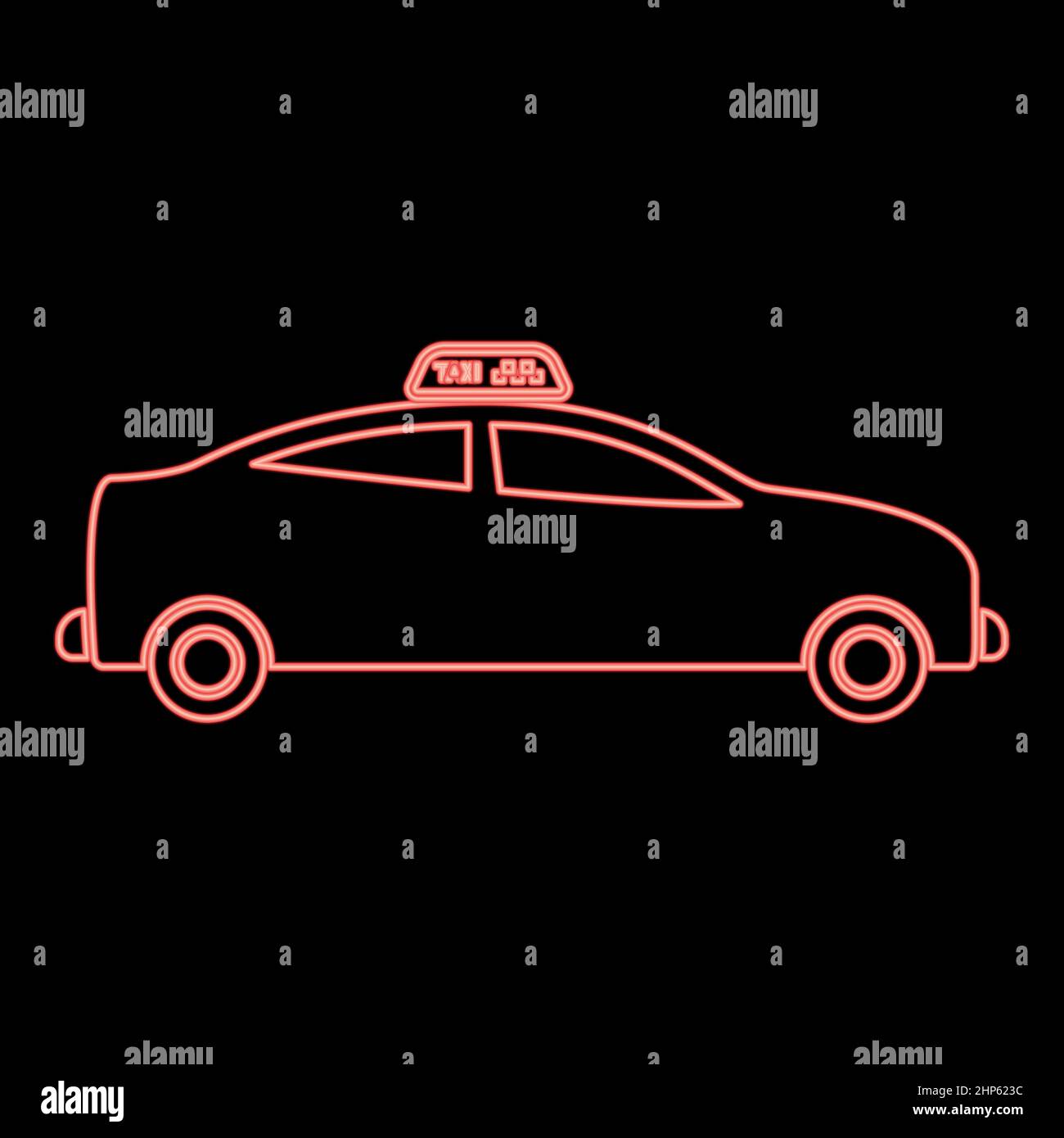 Red commercial vehicle Stock Vector Images - Alamy