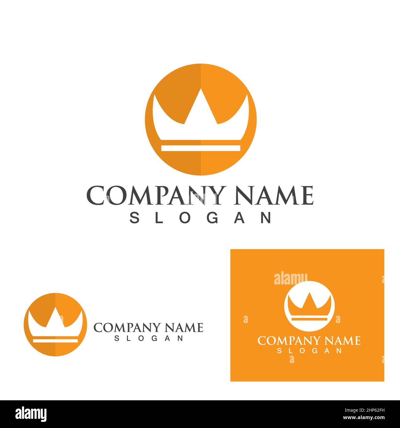 Crown logo Stock Vector Images - Alamy