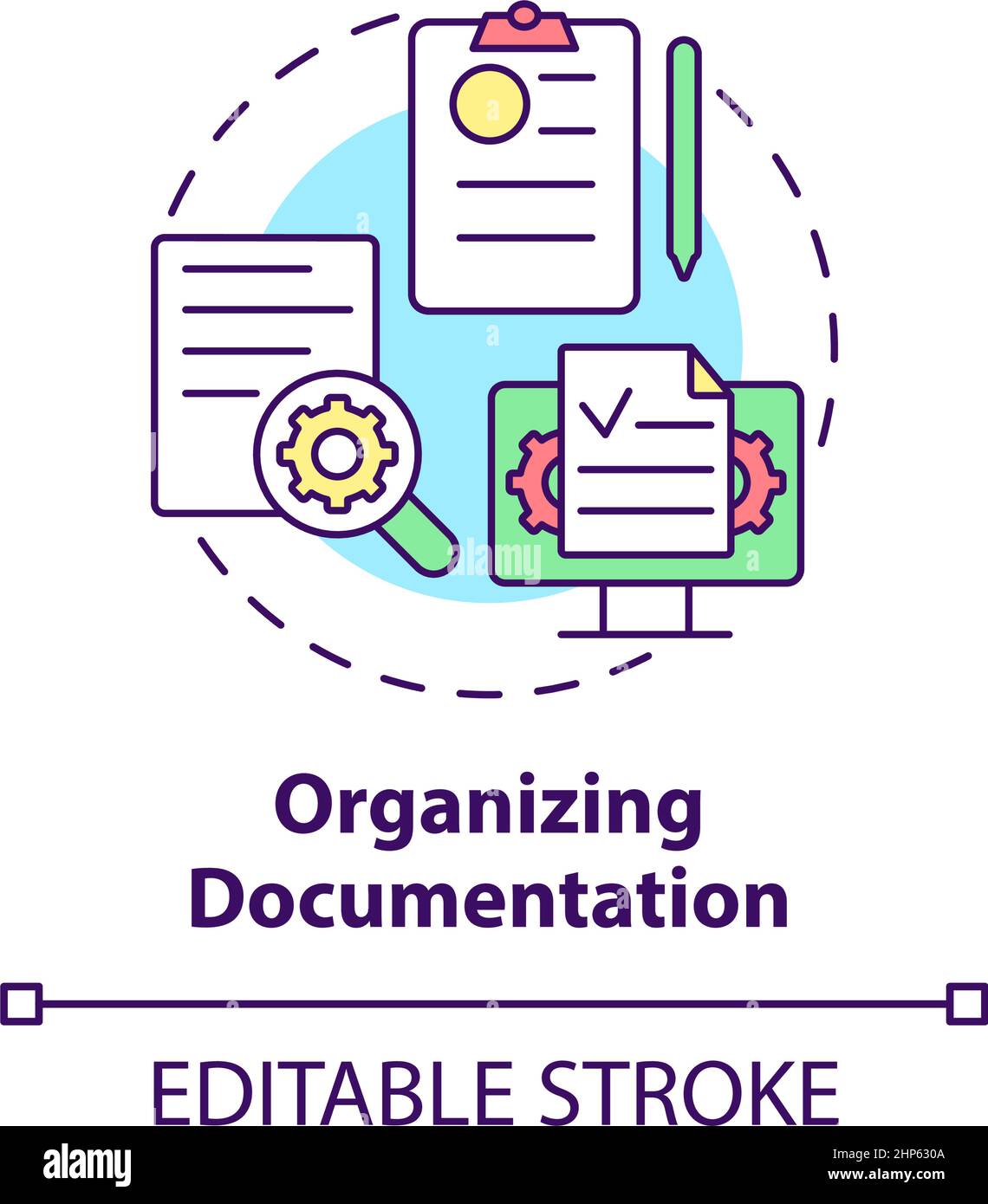 Software documentation automation Stock Vector Images - Alamy