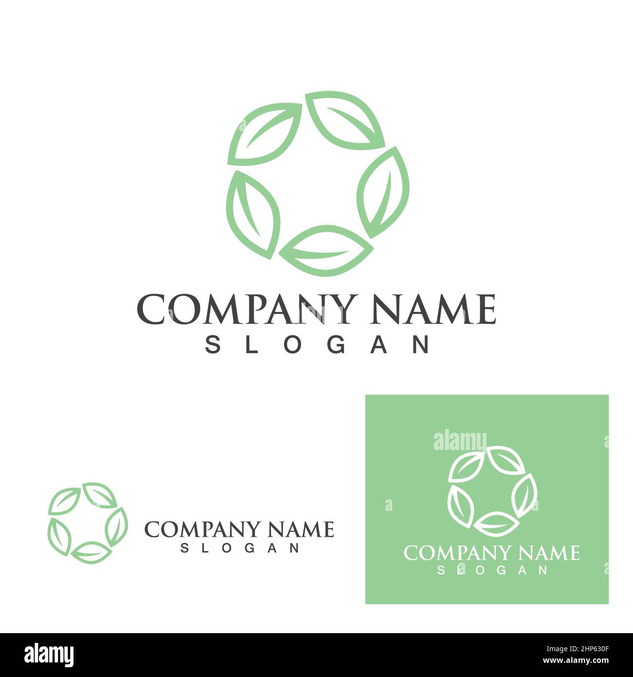 Green Logos And Names