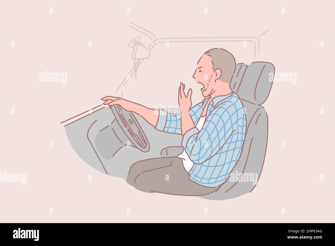 Drowsy Driving Cartoons