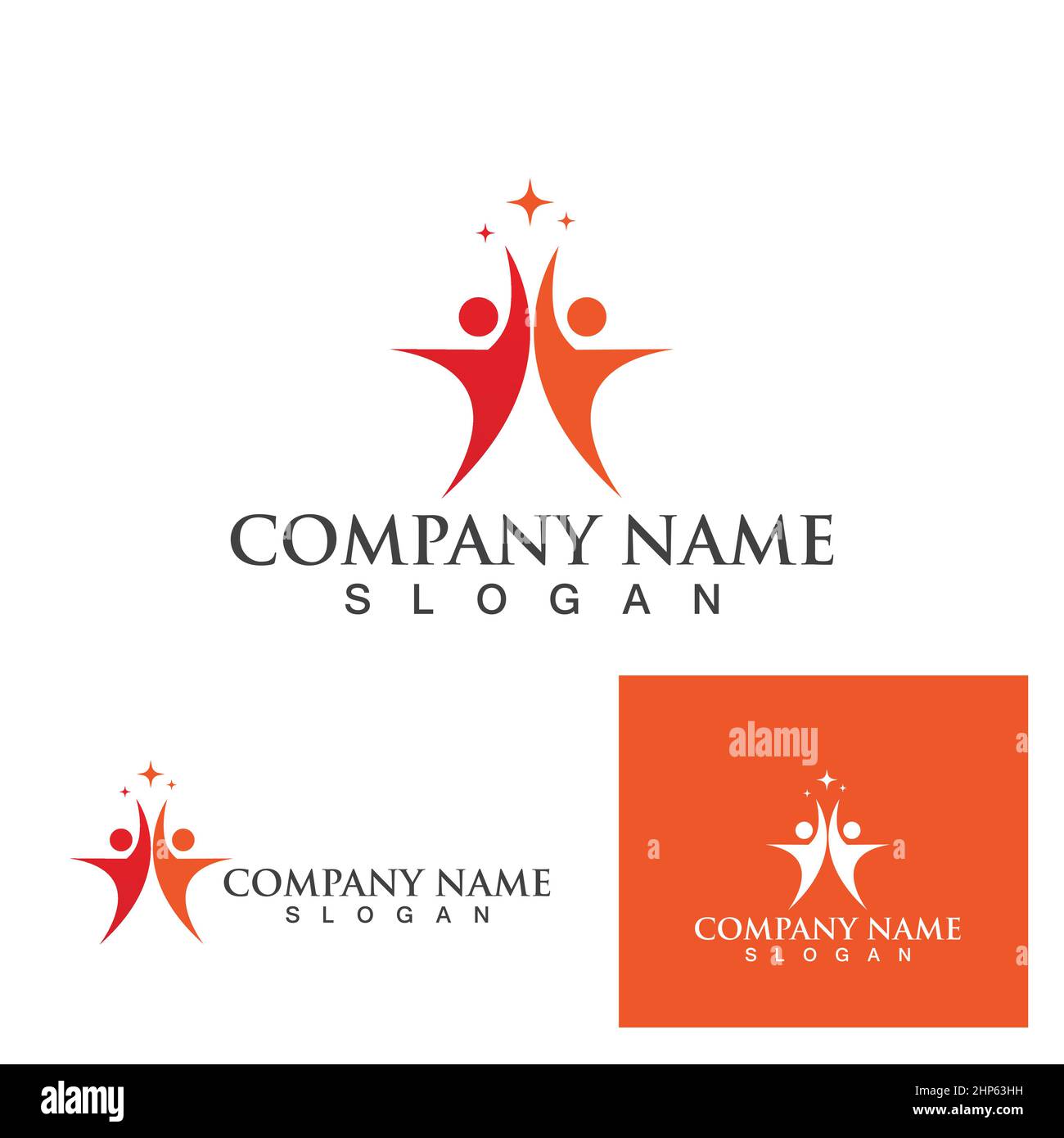 Star people Logo template vector Stock Vector Image & Art - Alamy