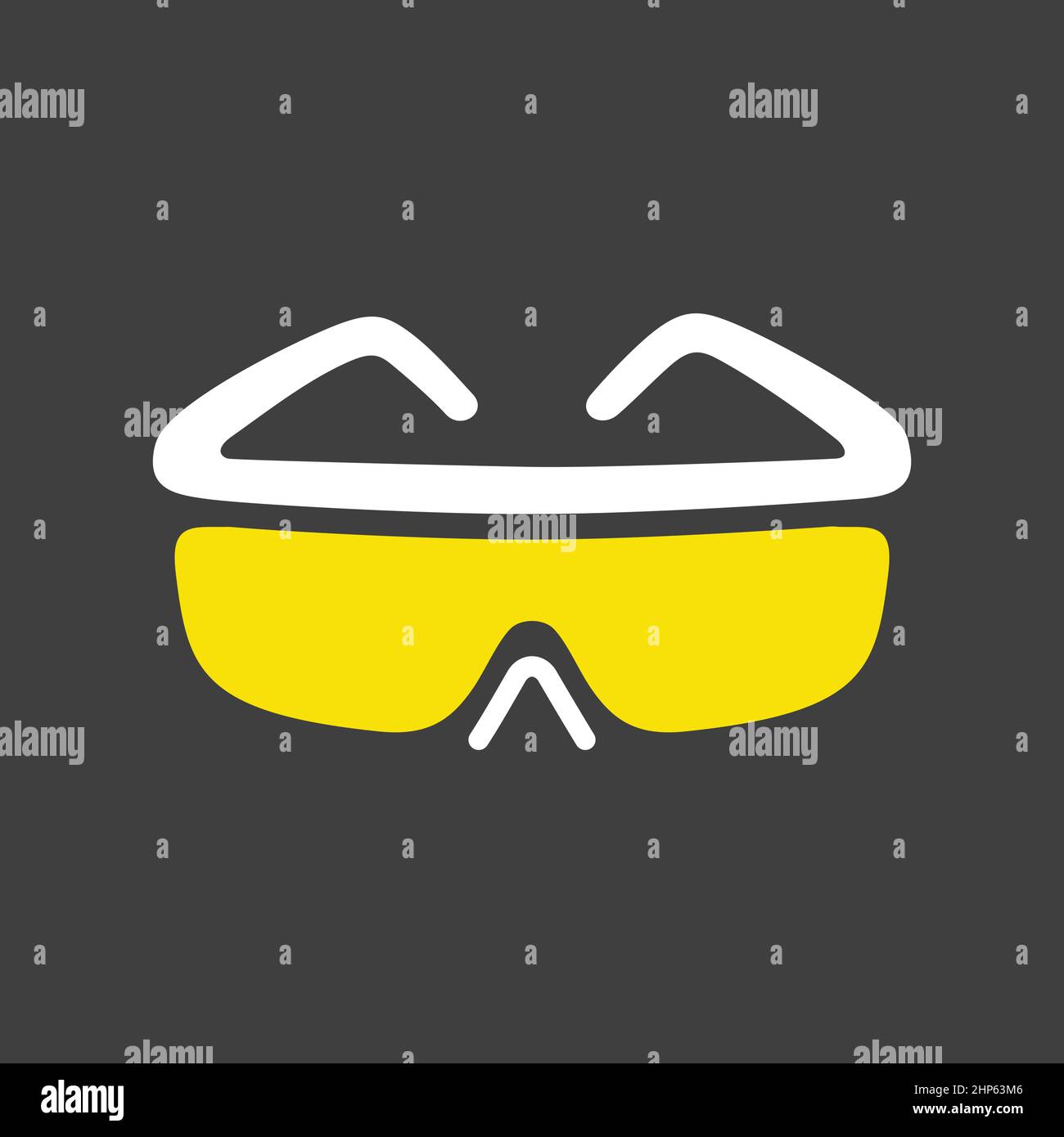 Protect glasses icon flat hi-res stock photography and images - Alamy
