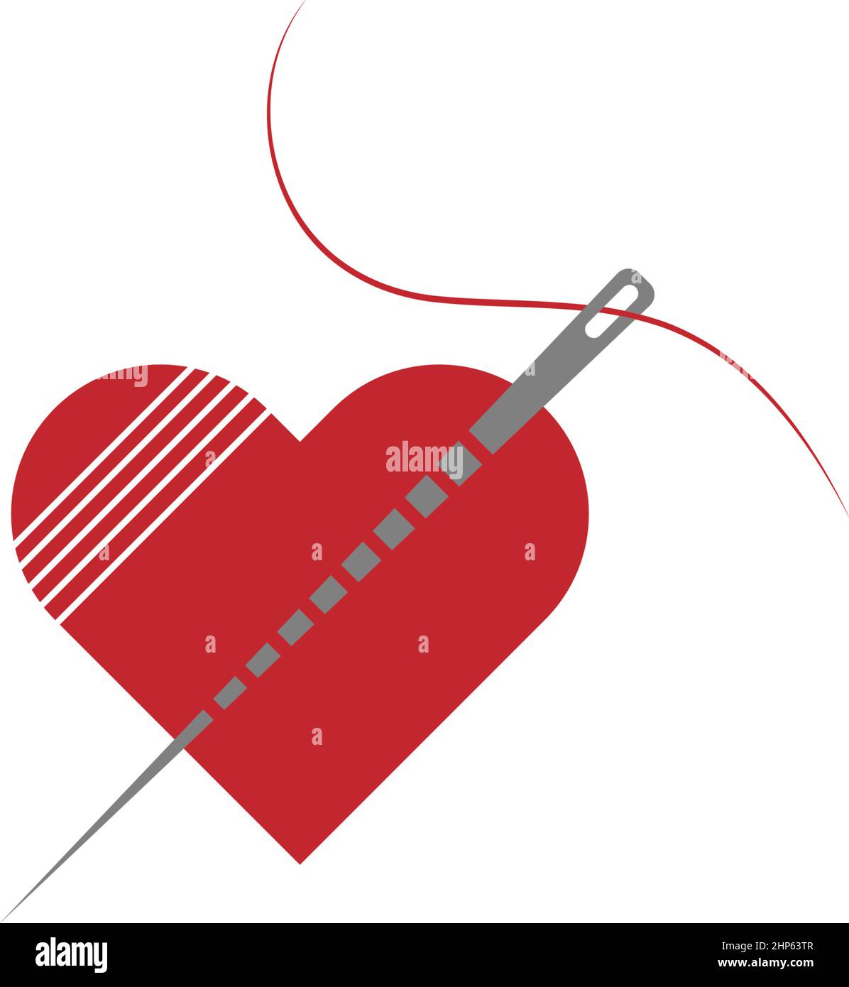 Needle icon logo illustration template Stock Vector Image & Art - Alamy