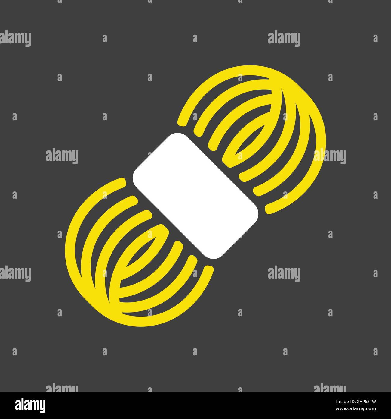 Roll black thread Stock Vector Images - Alamy