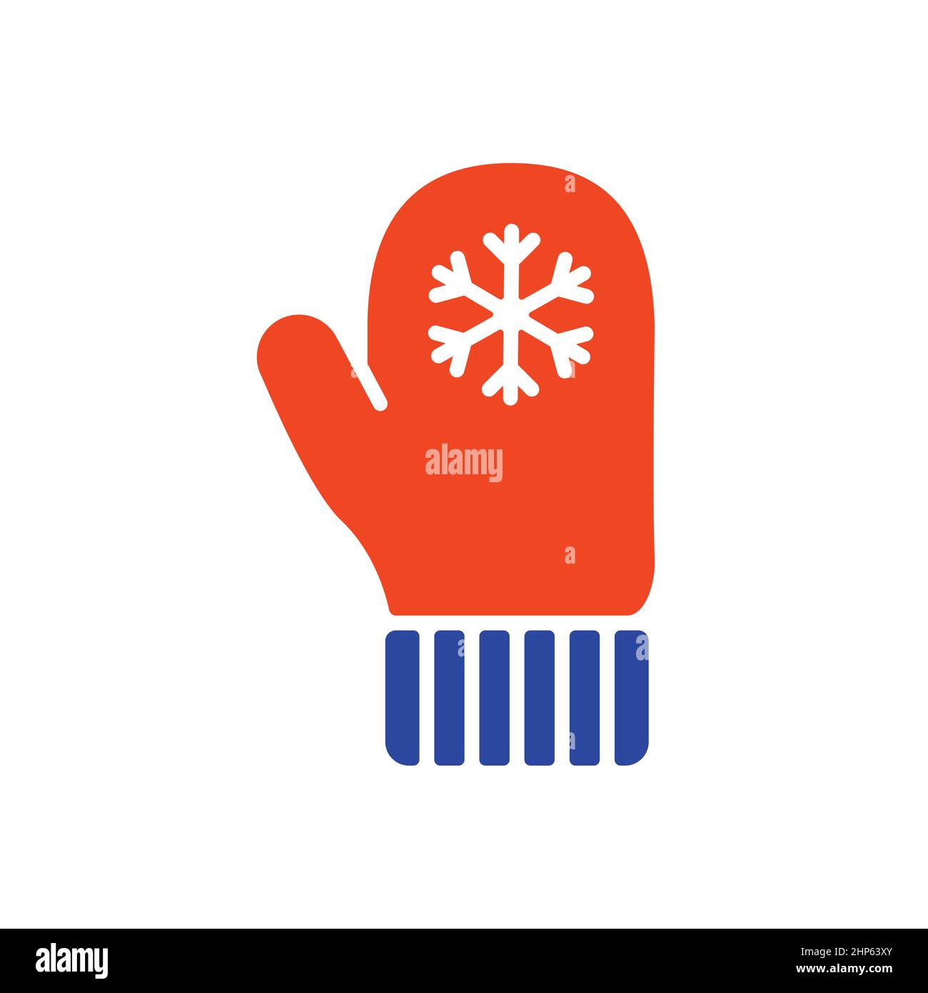 Merry christmas winter gloves Cut Out Stock Images & Pictures - Alamy