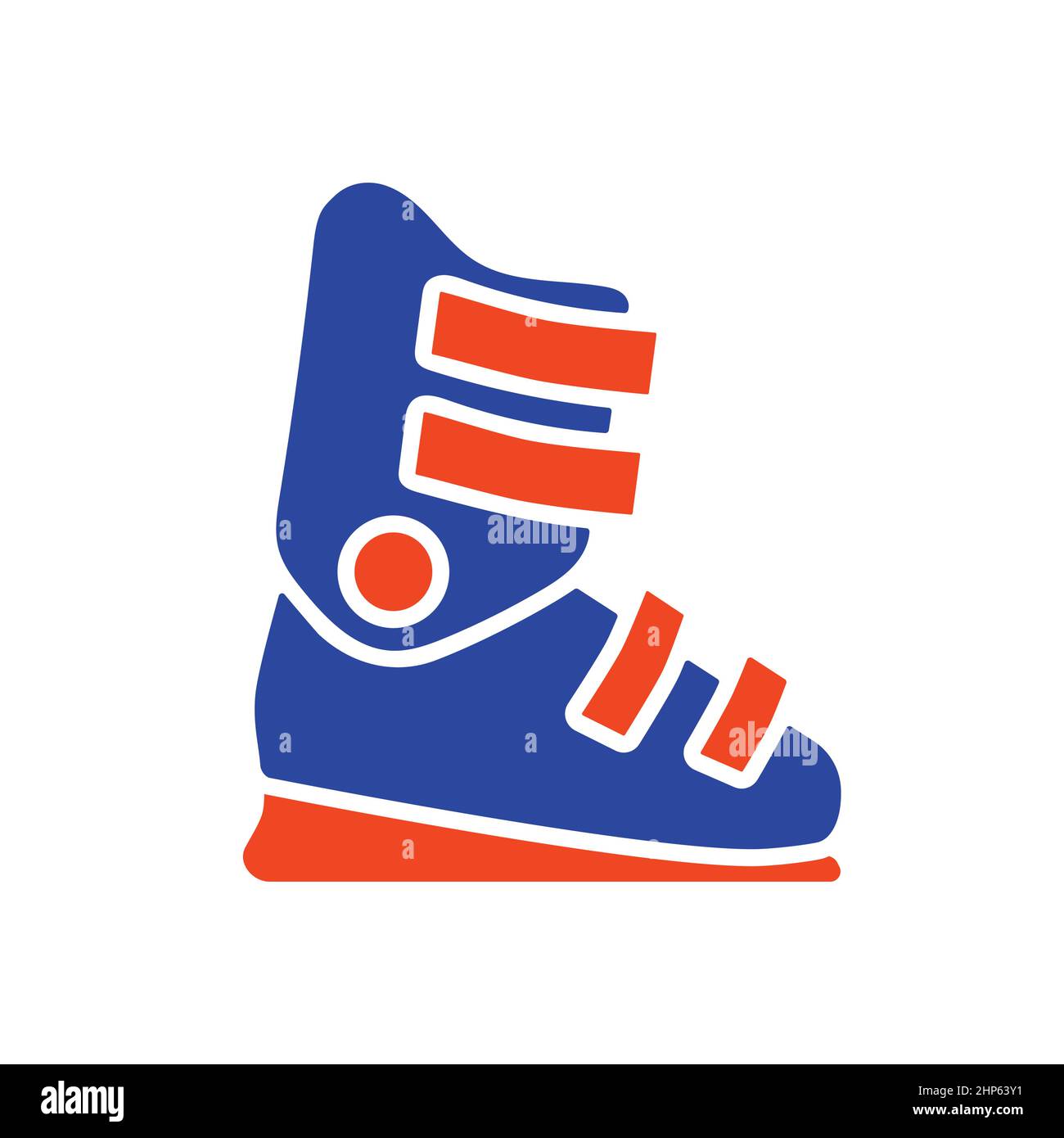 Winter boots illustration Cut Out Stock Images & Pictures - Alamy