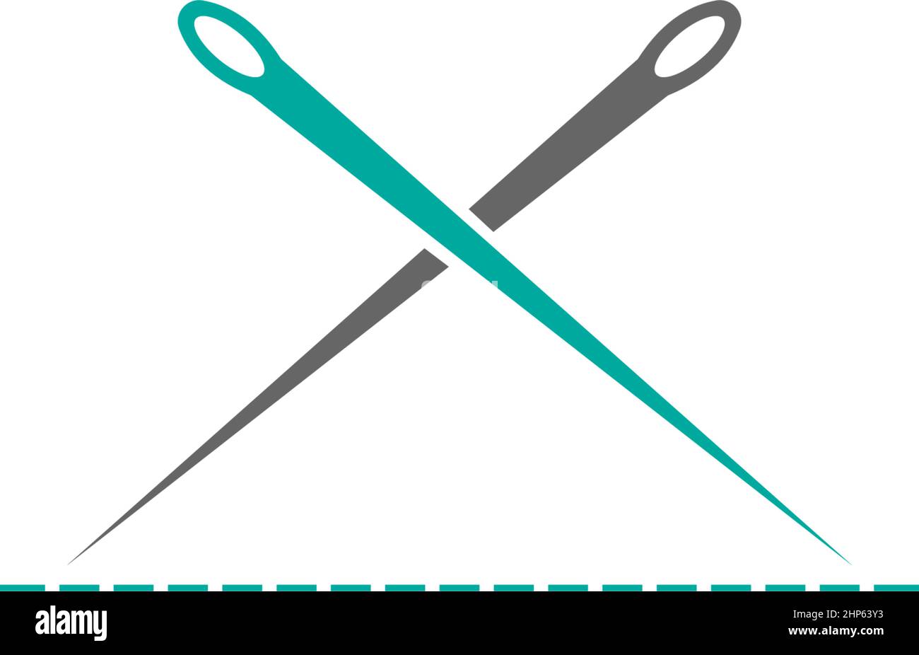 Needle icon logo illustration template Stock Vector Image & Art - Alamy