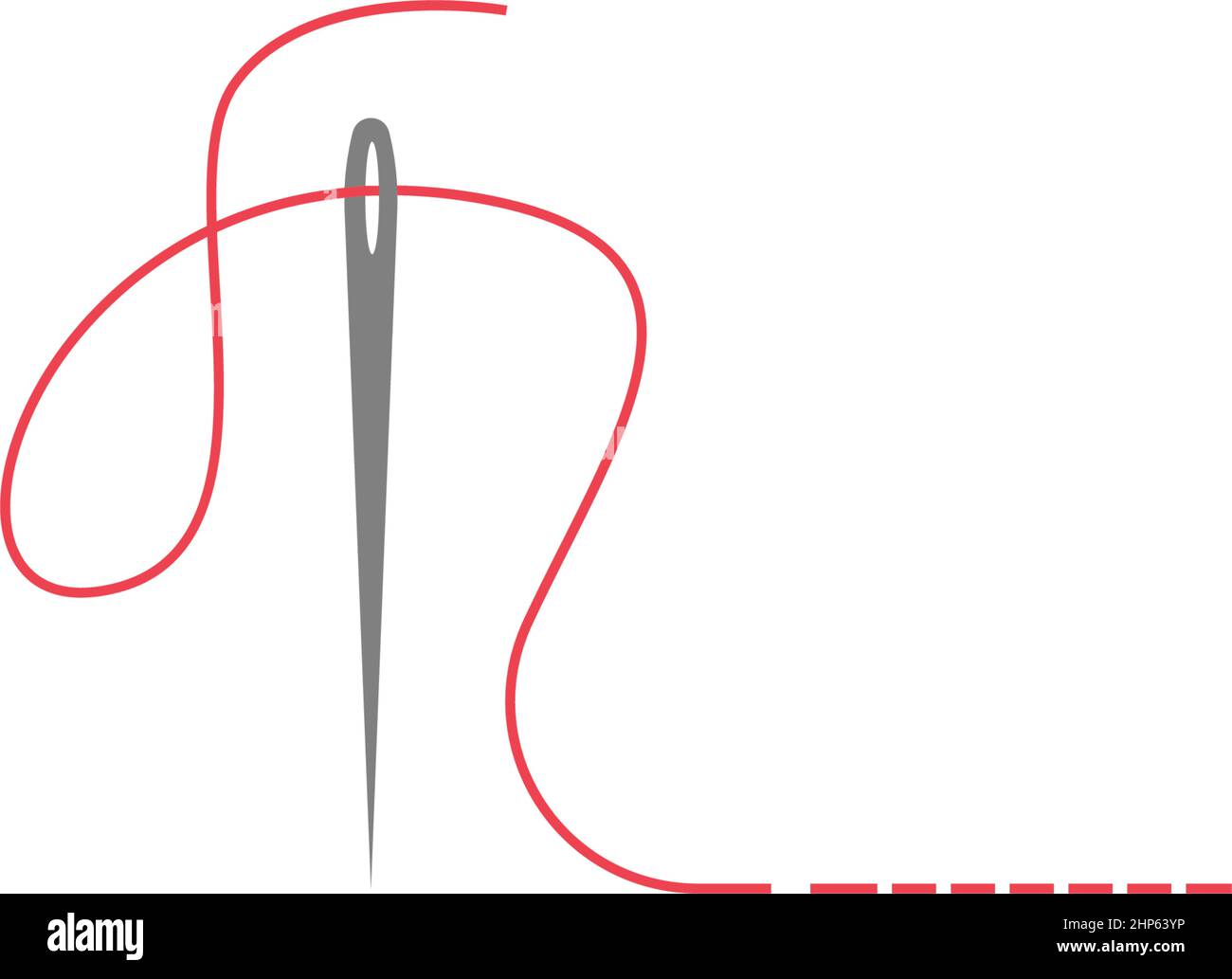 Needle icon logo illustration template Stock Vector Image & Art - Alamy