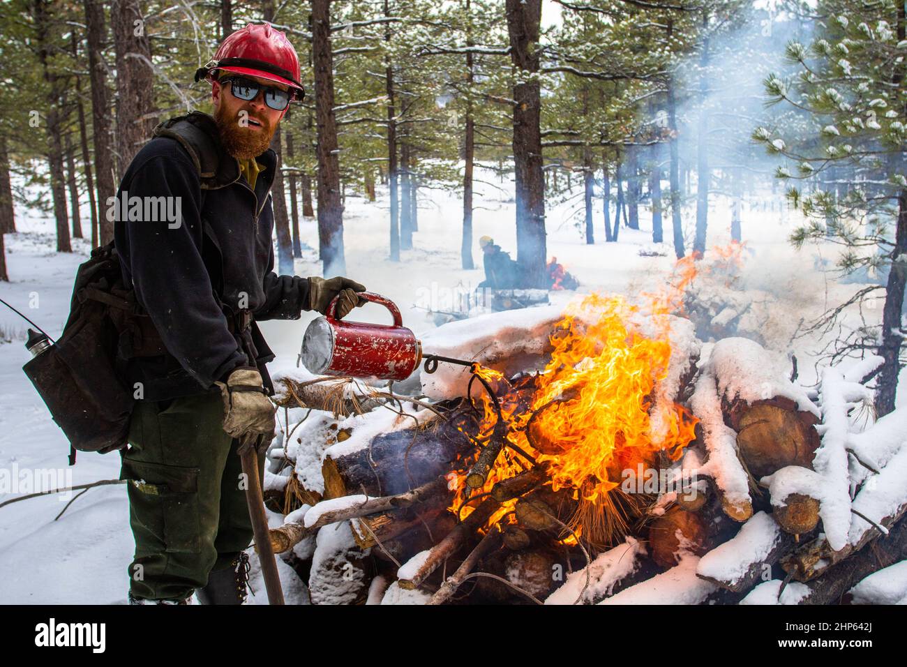 Drip torch hi-res stock photography and images - Alamy