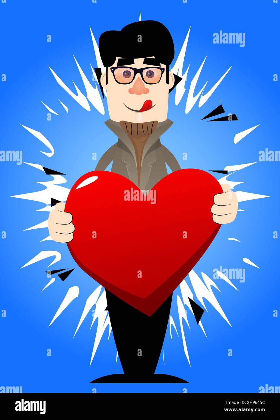 The giant and his wife Stock Vector Images - Alamy