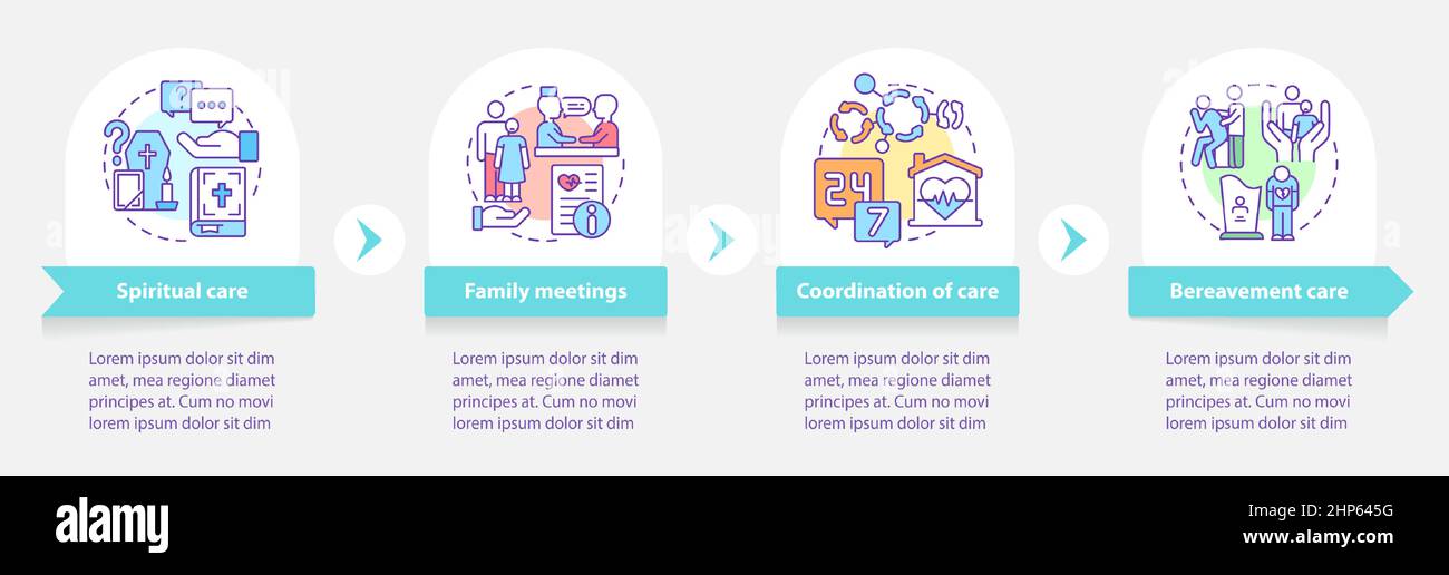 Hospice care round infographic template Stock Vector Image & Art - Alamy