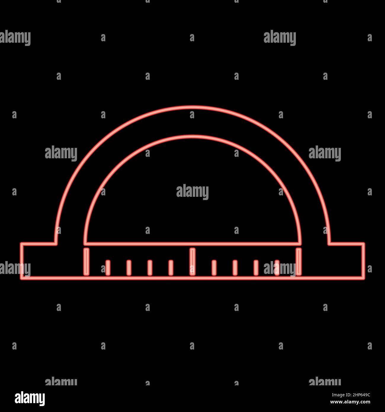 Geometry drawing neon Stock Vector Images - Alamy