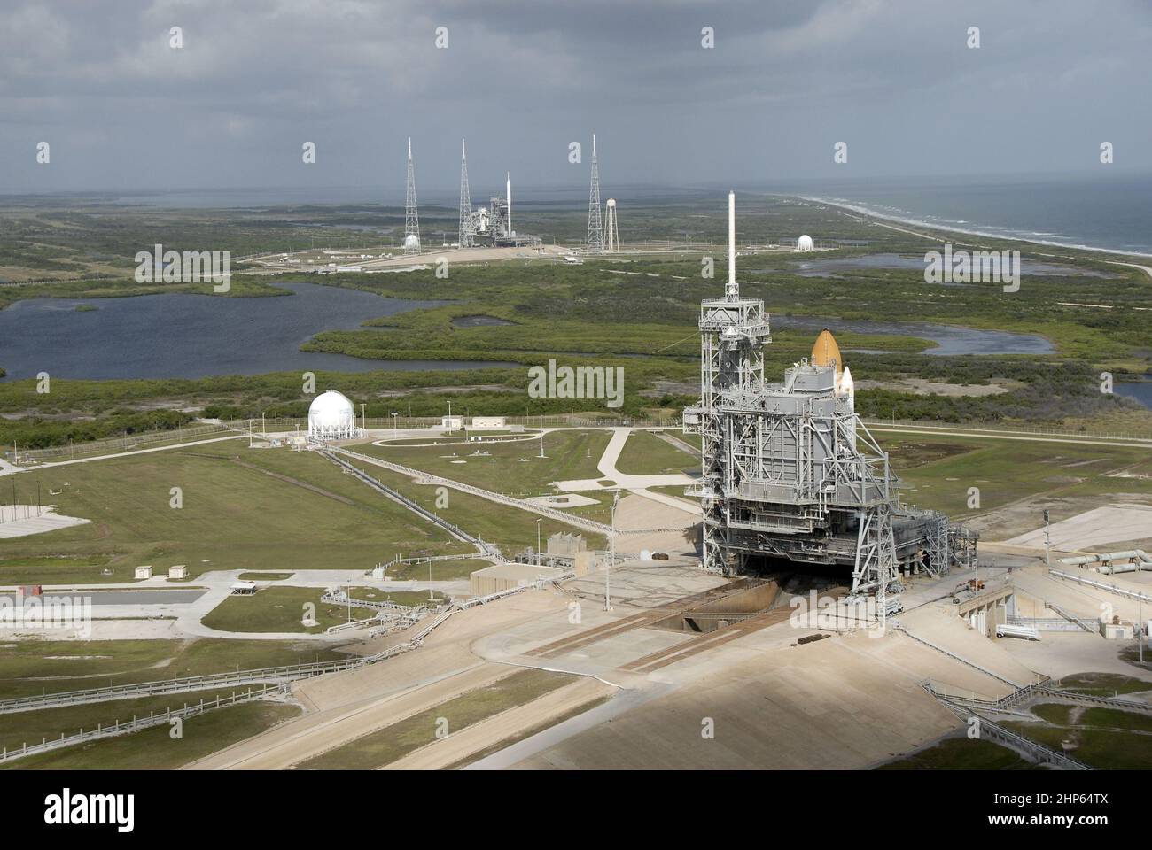 At NASA's Kennedy Space Center in Florida, space shuttle Atlantis ...