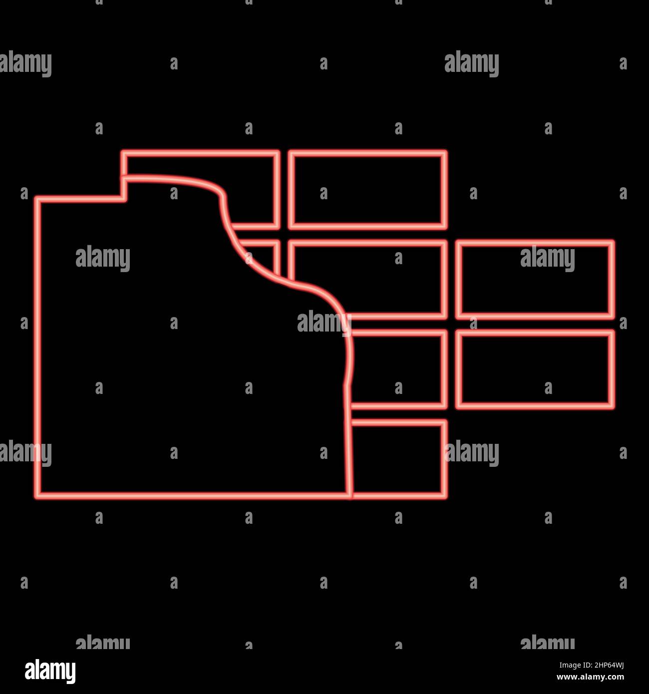 Rubble filled wall Stock Vector Images - Alamy