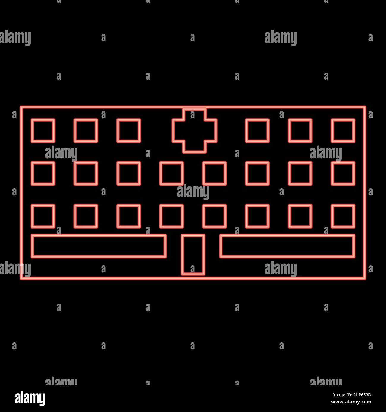 Red cross hospital symbol hi-res stock photography and images - Alamy