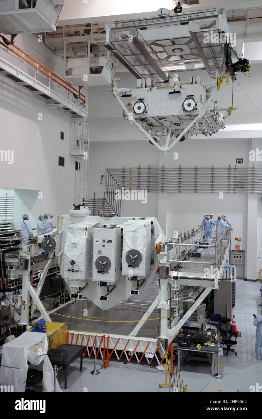 In the Space Station Processing Facility at NASA's Kennedy Space Center ...