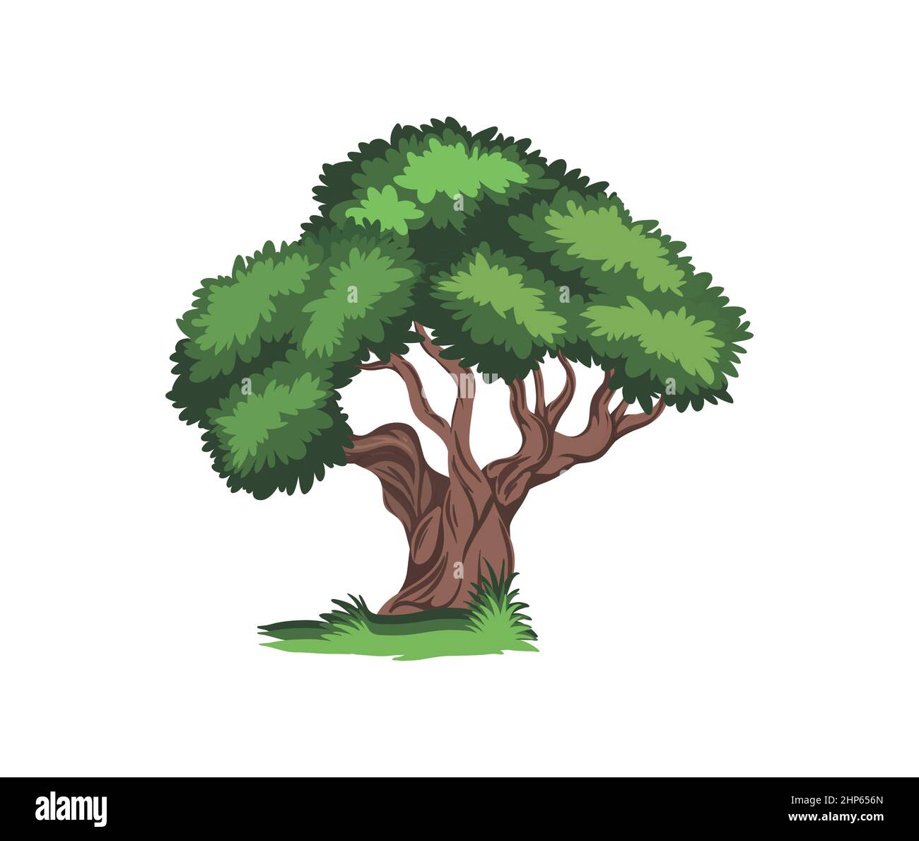Cartoon tree Stock Vector Images - Alamy