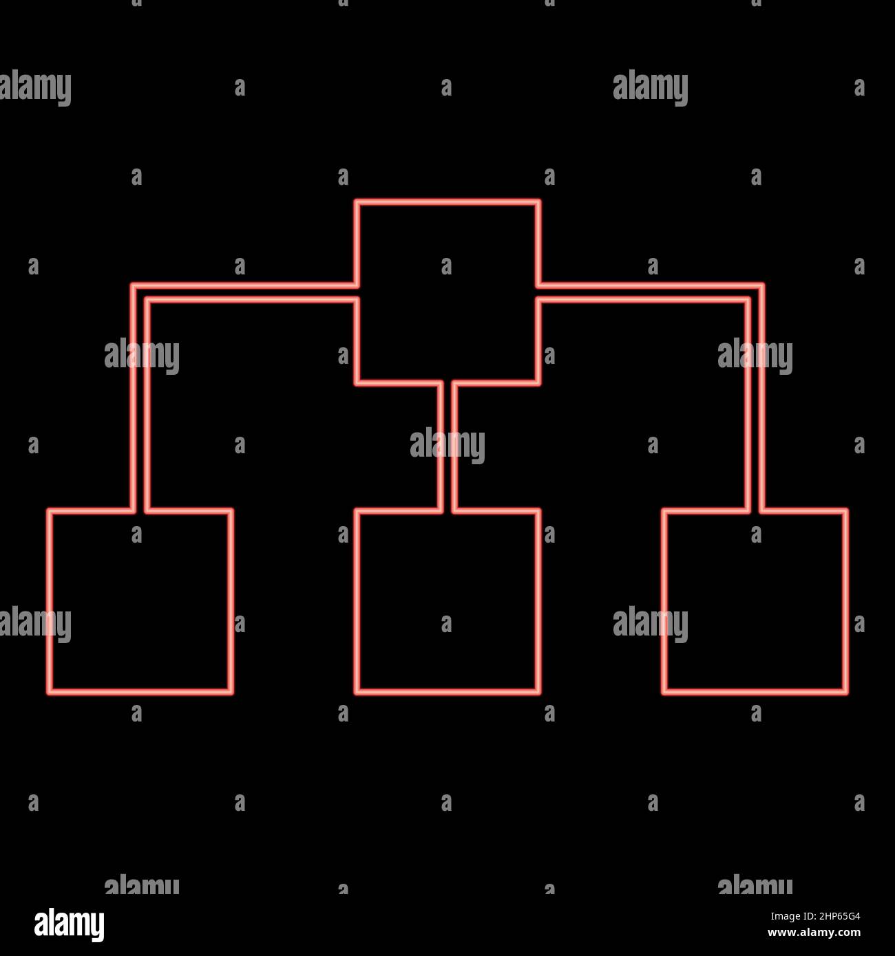 Red neon complex Stock Vector Images - Alamy