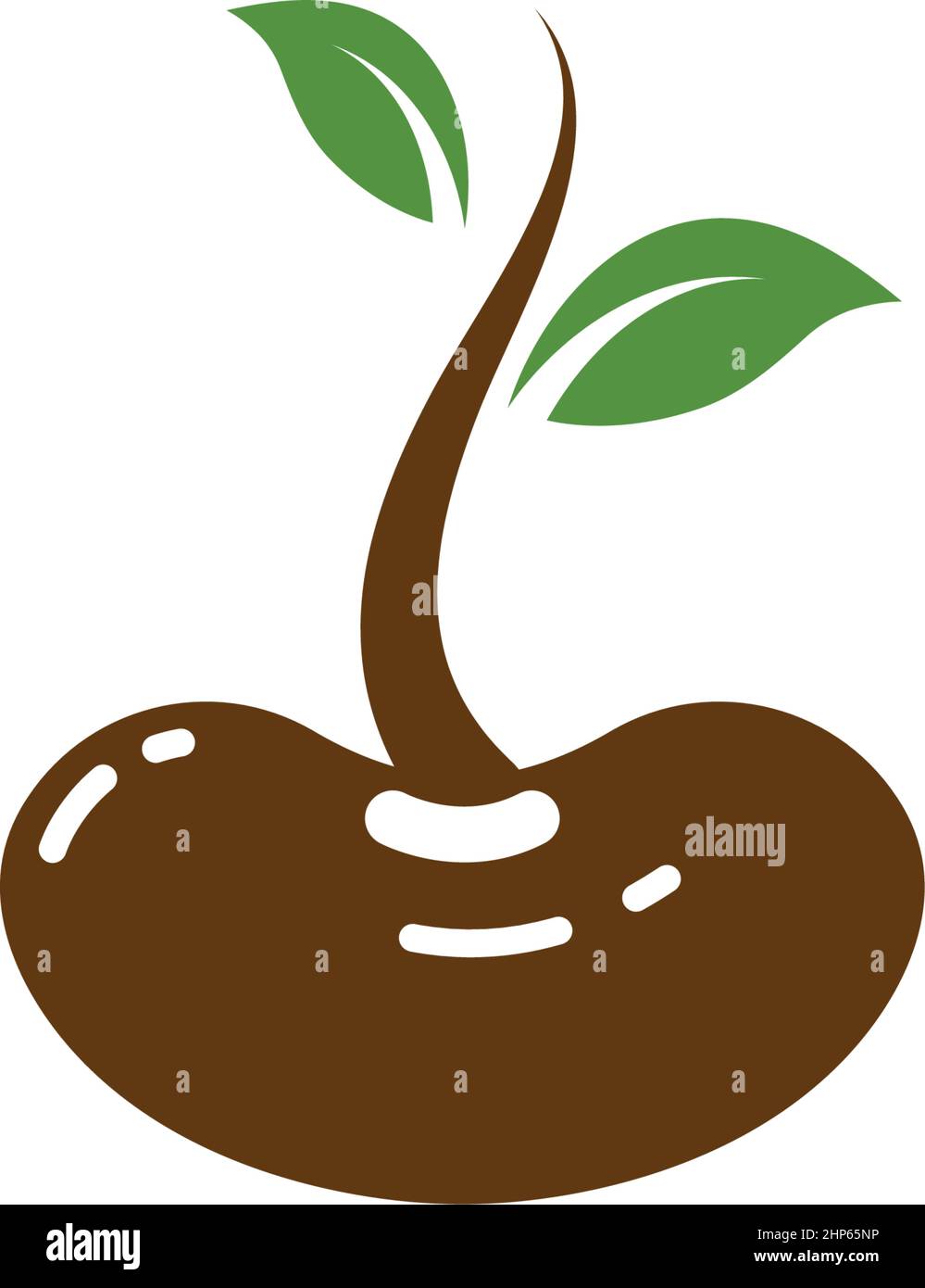 kidney bean icon vector illustration design Stock Vector Image & Art ...