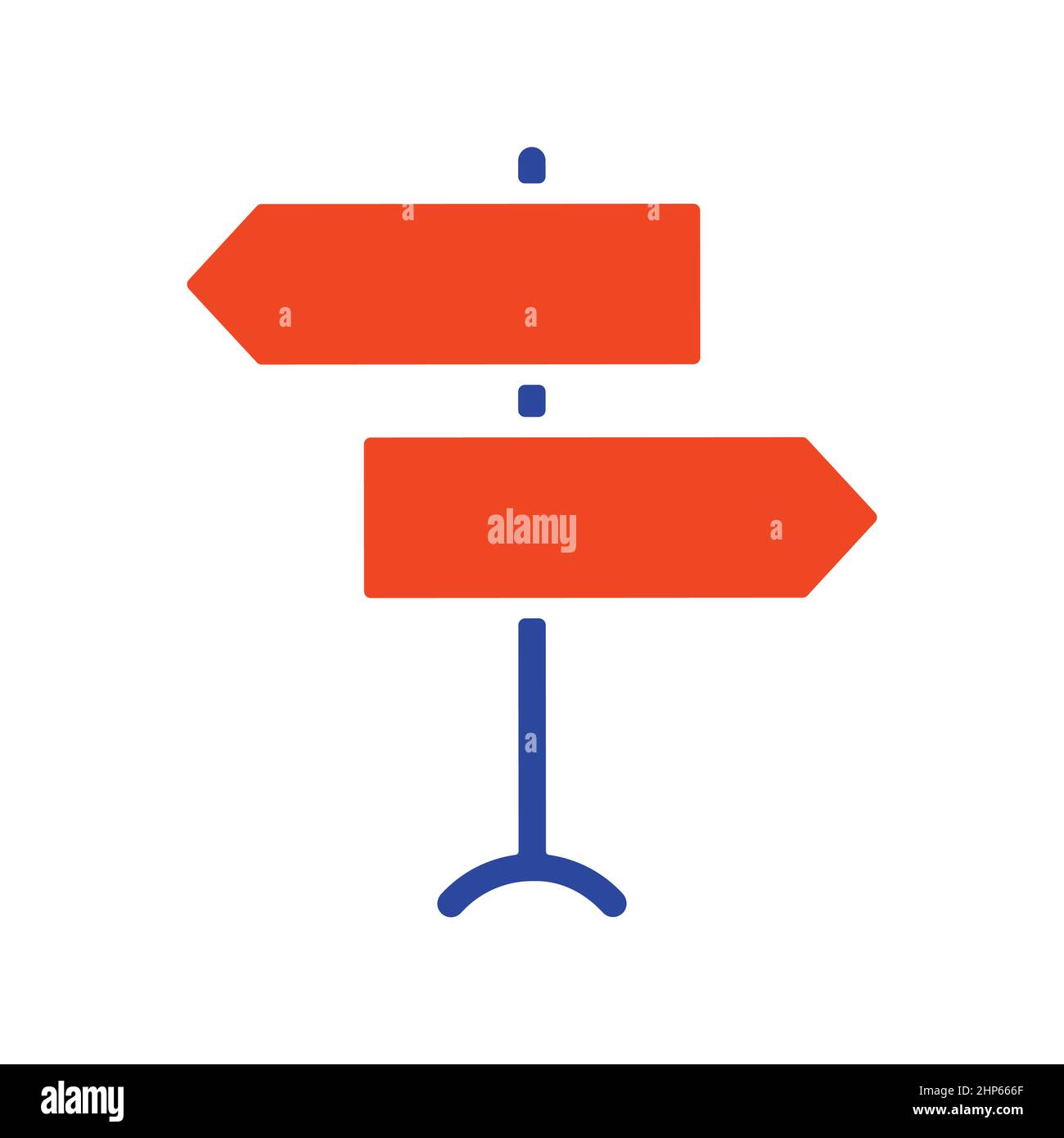 Signpost vector hi-res stock photography and images - Alamy