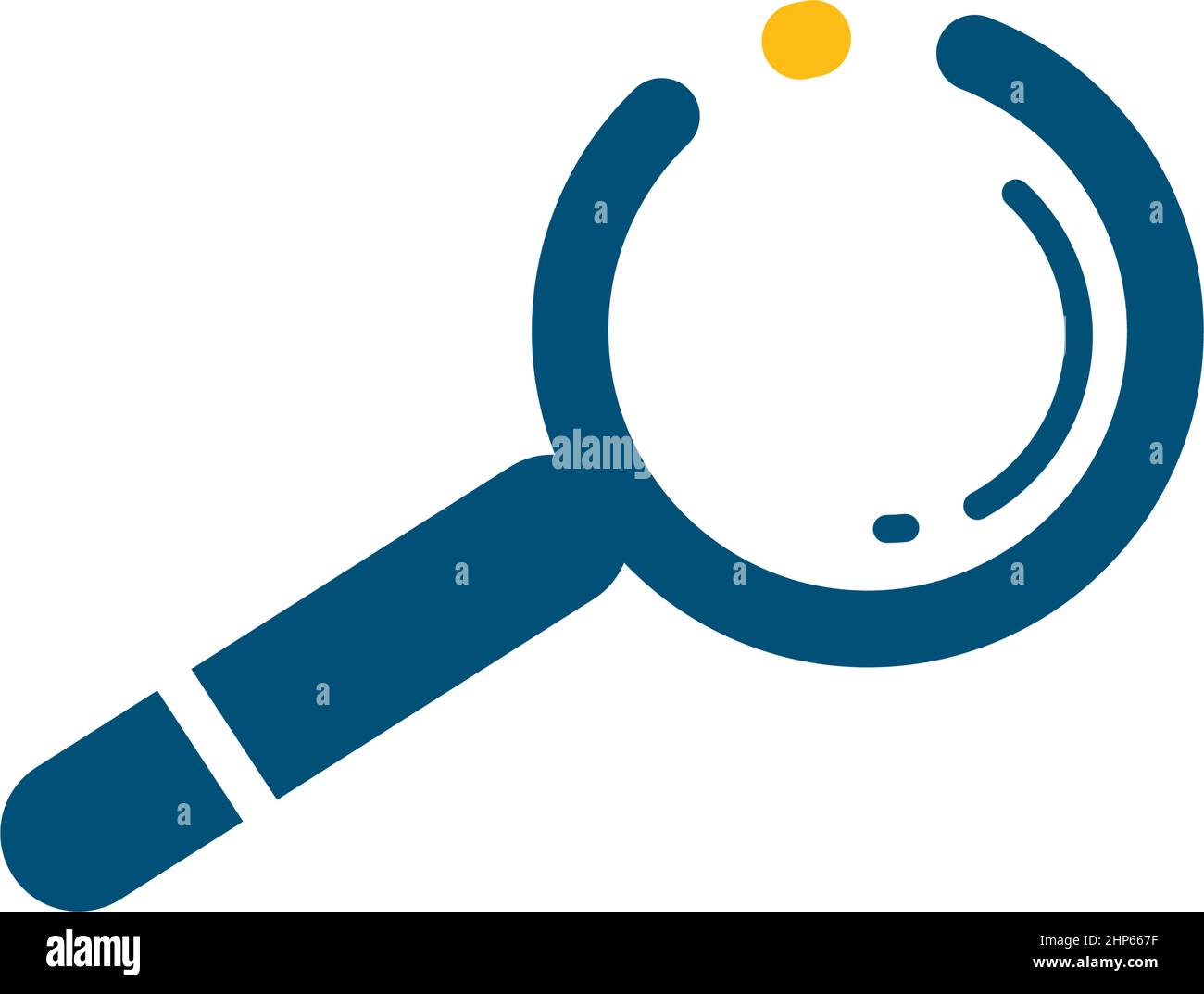 Magnifier illustration hi-res stock photography and images - Alamy