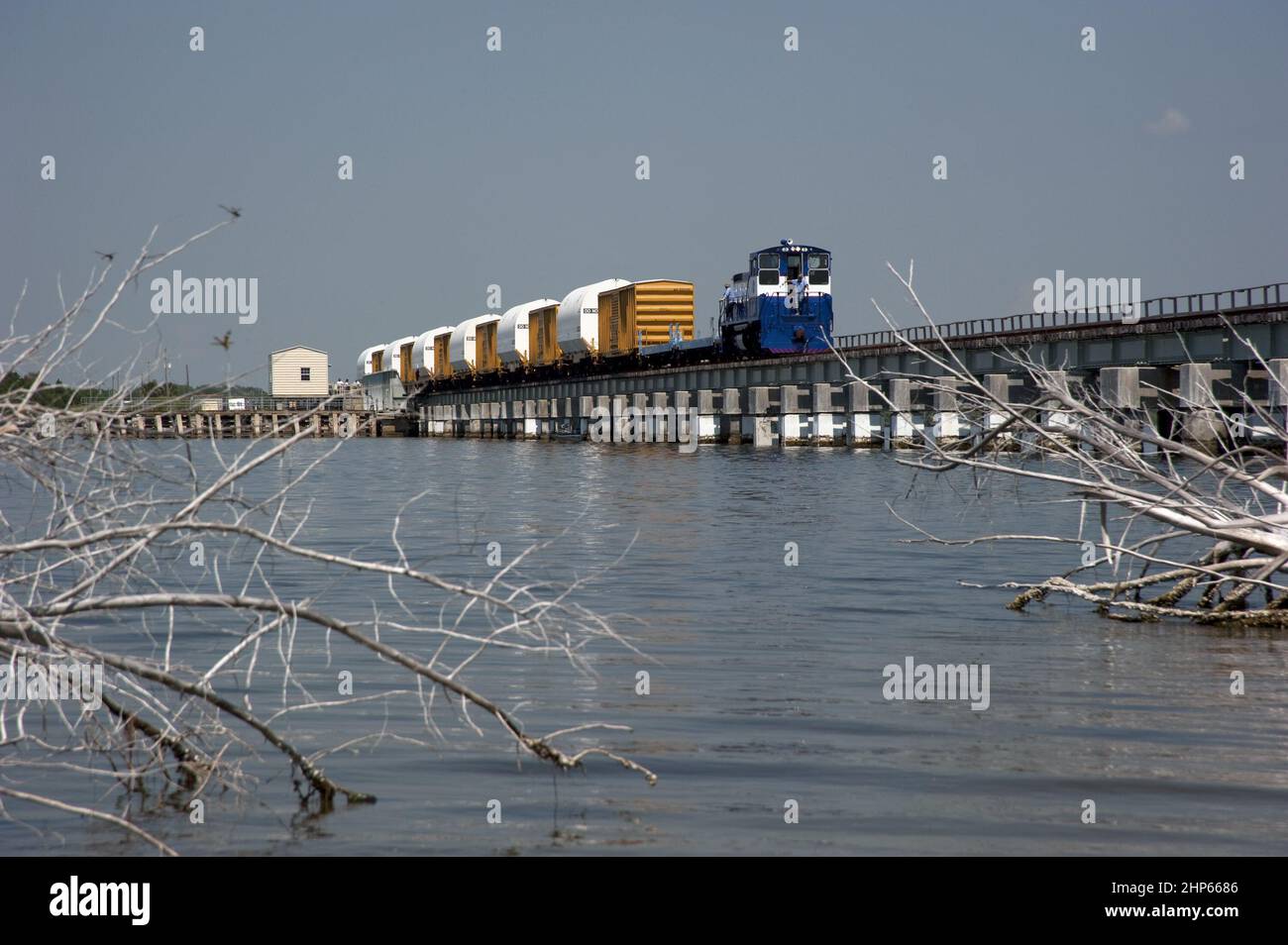 The NASA Railroad transported the last space shuttle solid rocket ...