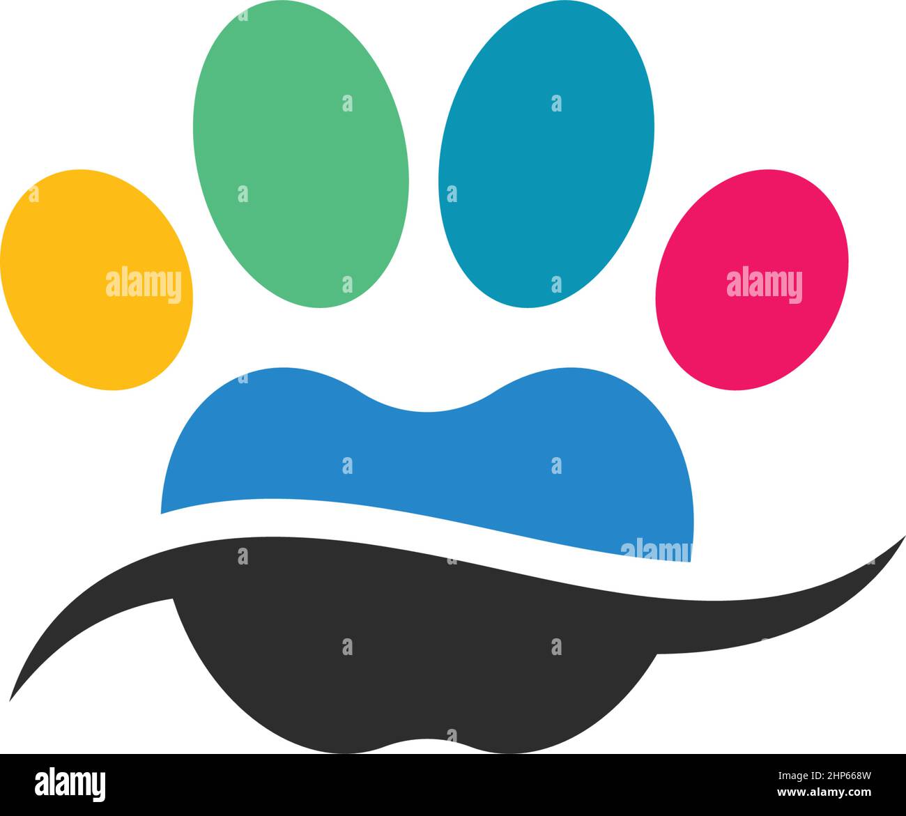 paw vector icon of pet illustration design Stock Vector Image & Art - Alamy
