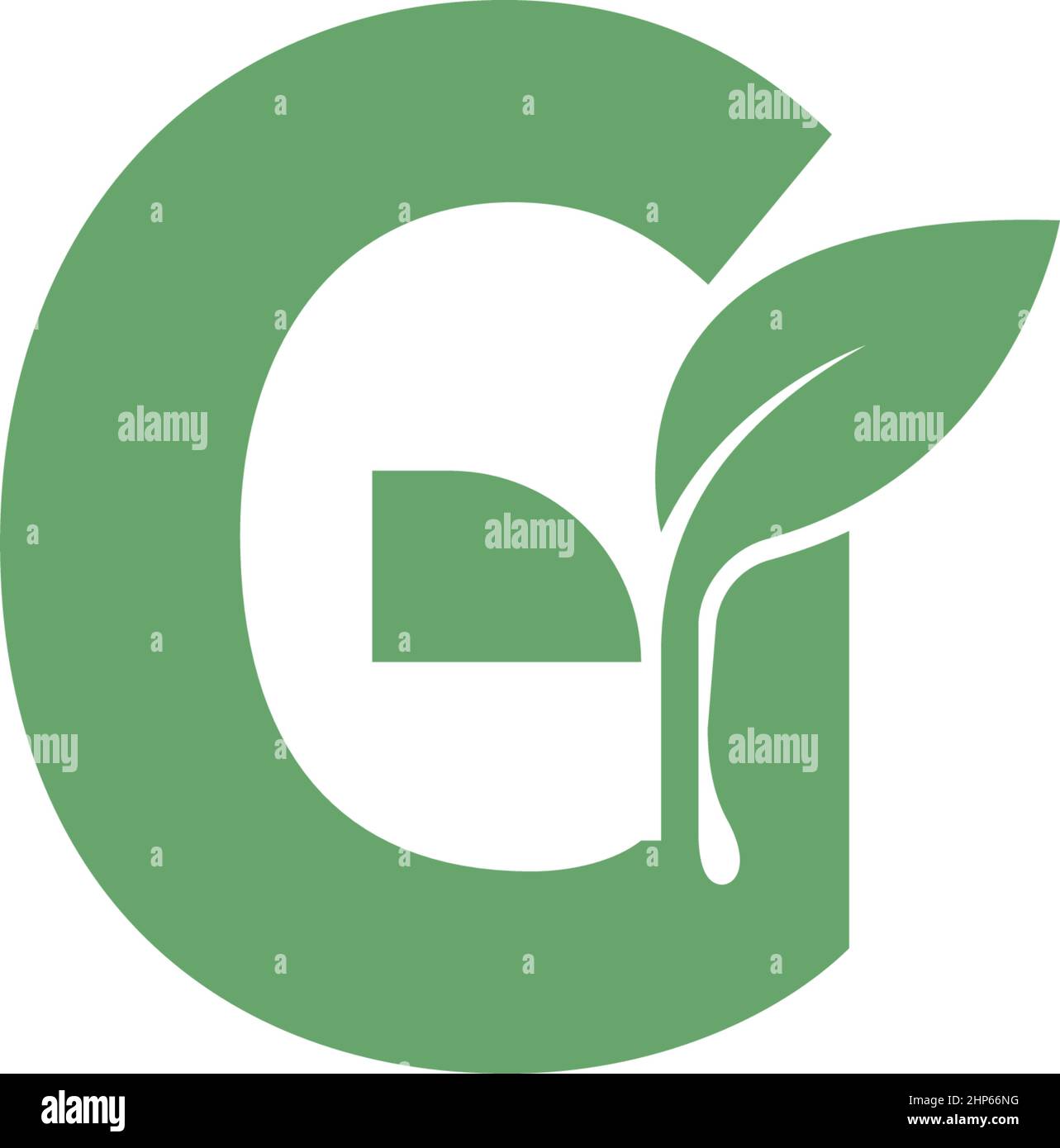 Letter g leaf hi-res stock photography and images - Alamy