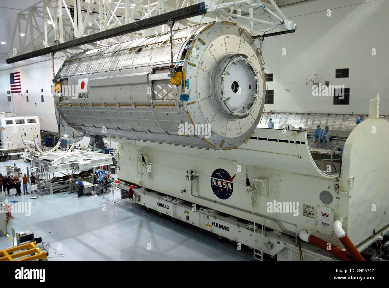 In the Space Station Processing Facility at NASA's Kennedy Space Center ...