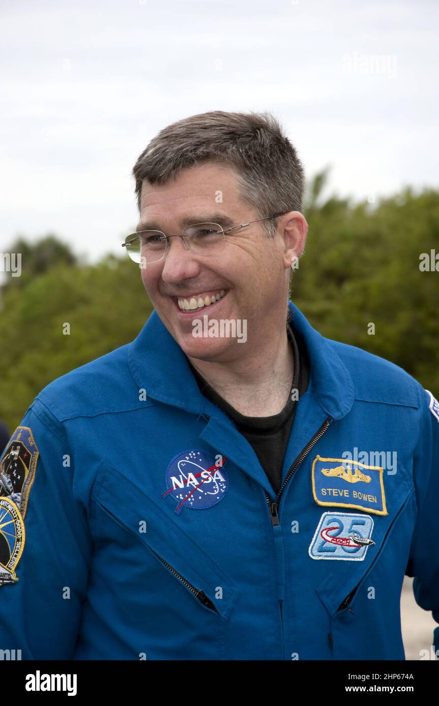 At NASA's Kennedy Space Center in Florida, STS-132 Mission Specialist ...
