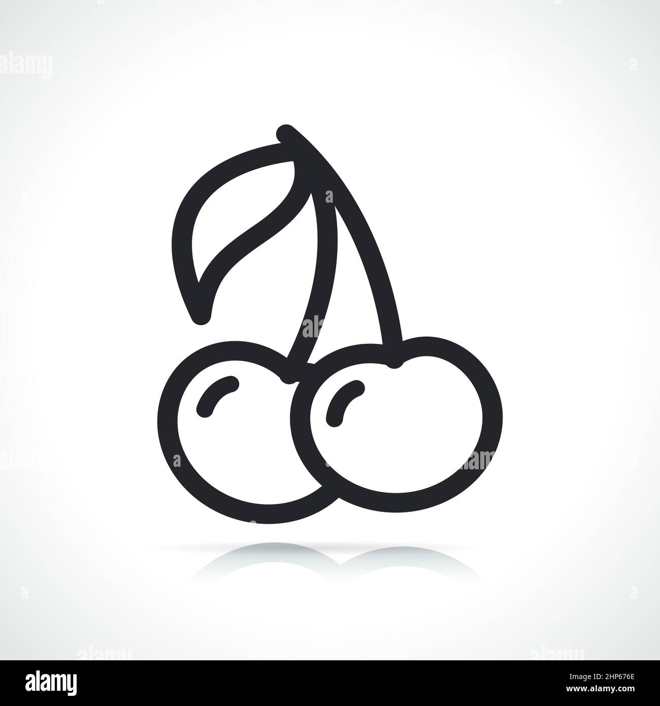 Fruit contour Stock Vector Images - Alamy