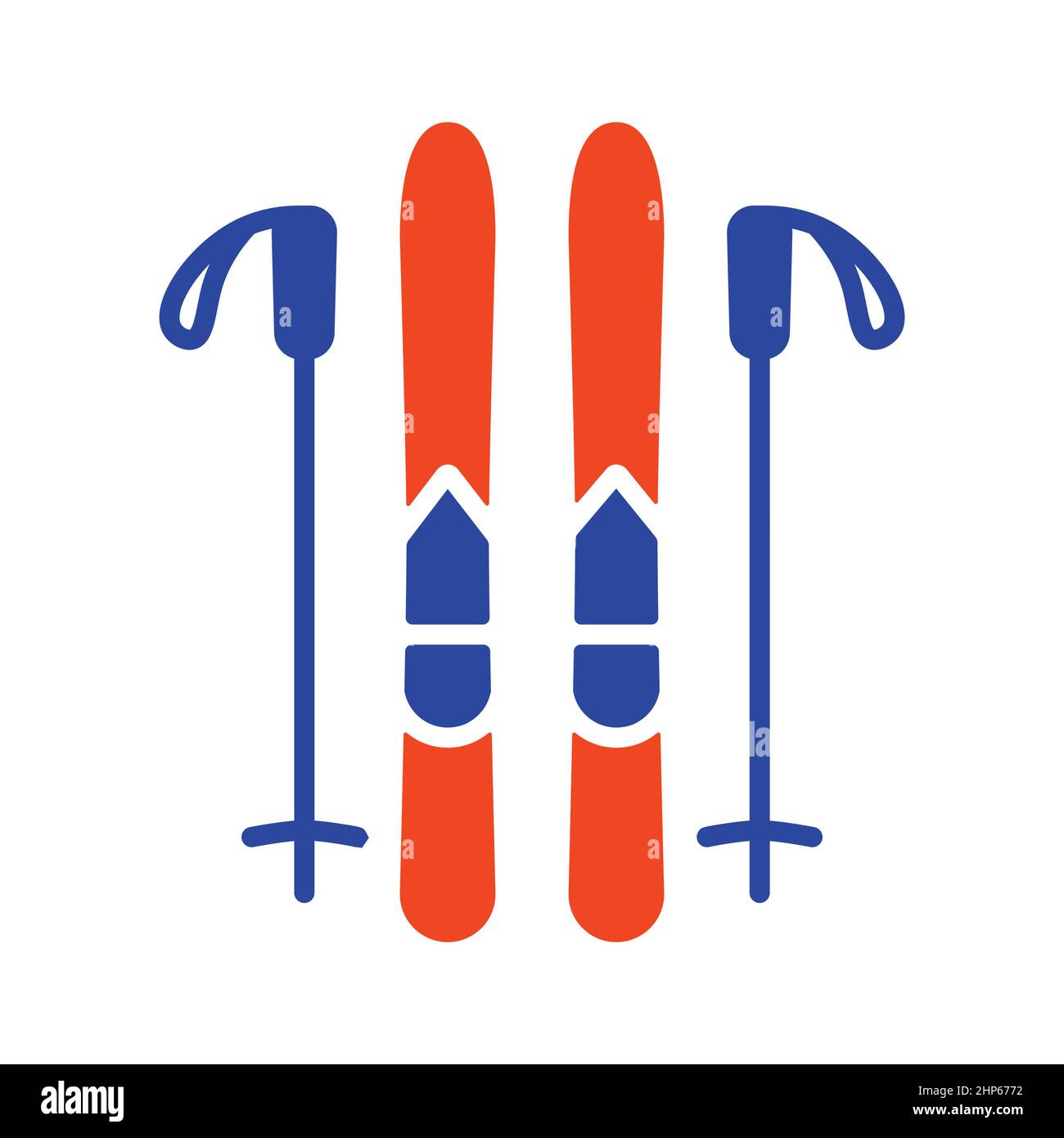Skier icon sign symbol Stock Vector Images - Alamy