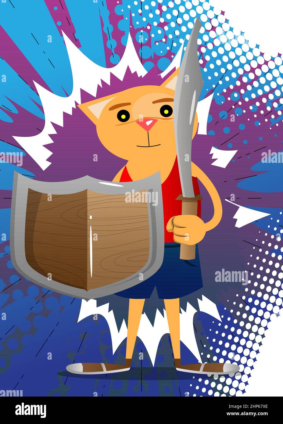 Cat warrior hi-res stock photography and images - Alamy