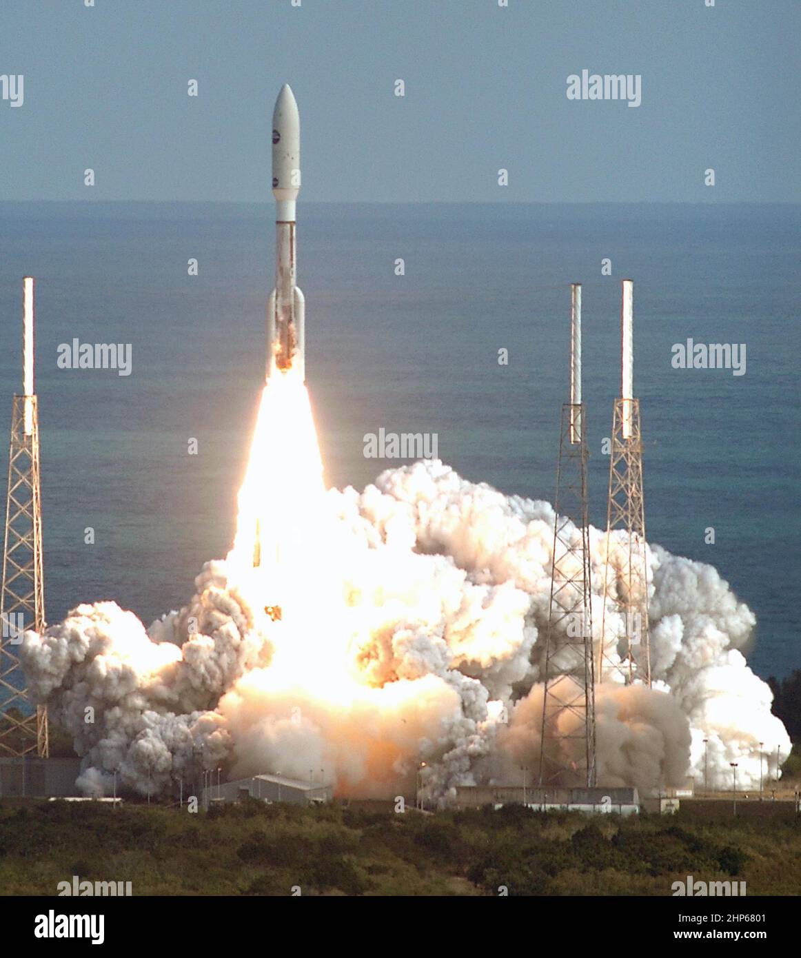 Viewed from the top of the Vehicle Assembly Building at Kennedy Space ...