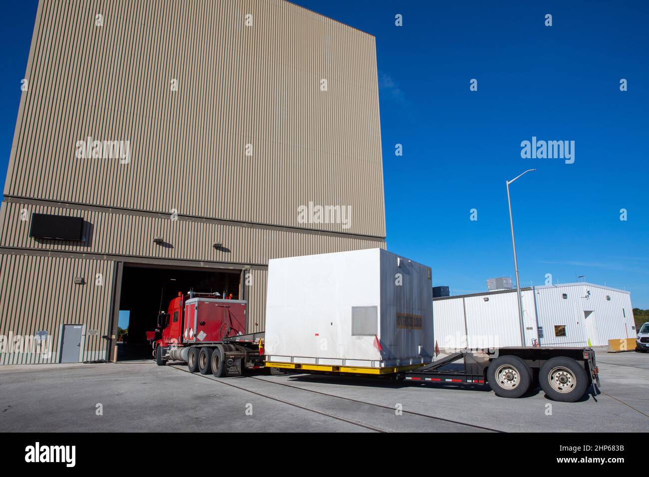 The second of two Northrop Grumman-manufactured aft exit cones for the ...
