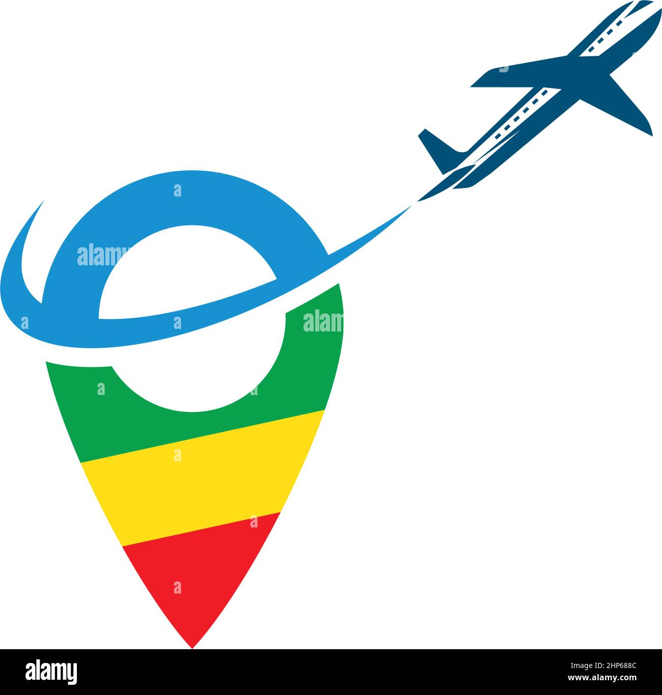 Location point plane icon vector illustration Stock Vector Image & Art ...