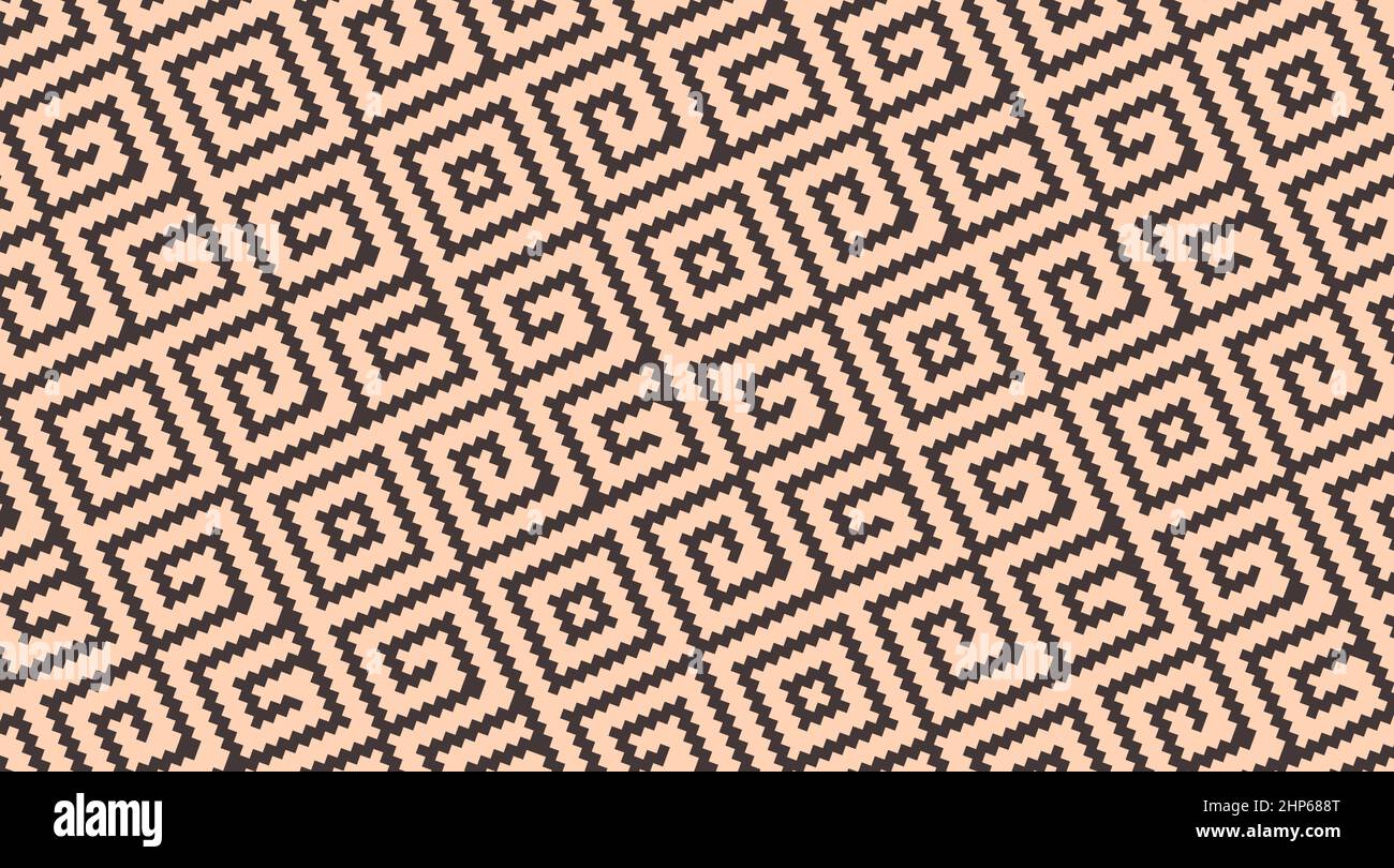 Abstract beige wallpaper with african seamless patterns Stock Photo - Alamy