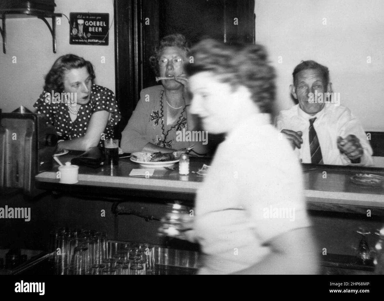 A scene at a Chicago tavern, ca. 1950 Stock Photo - Alamy