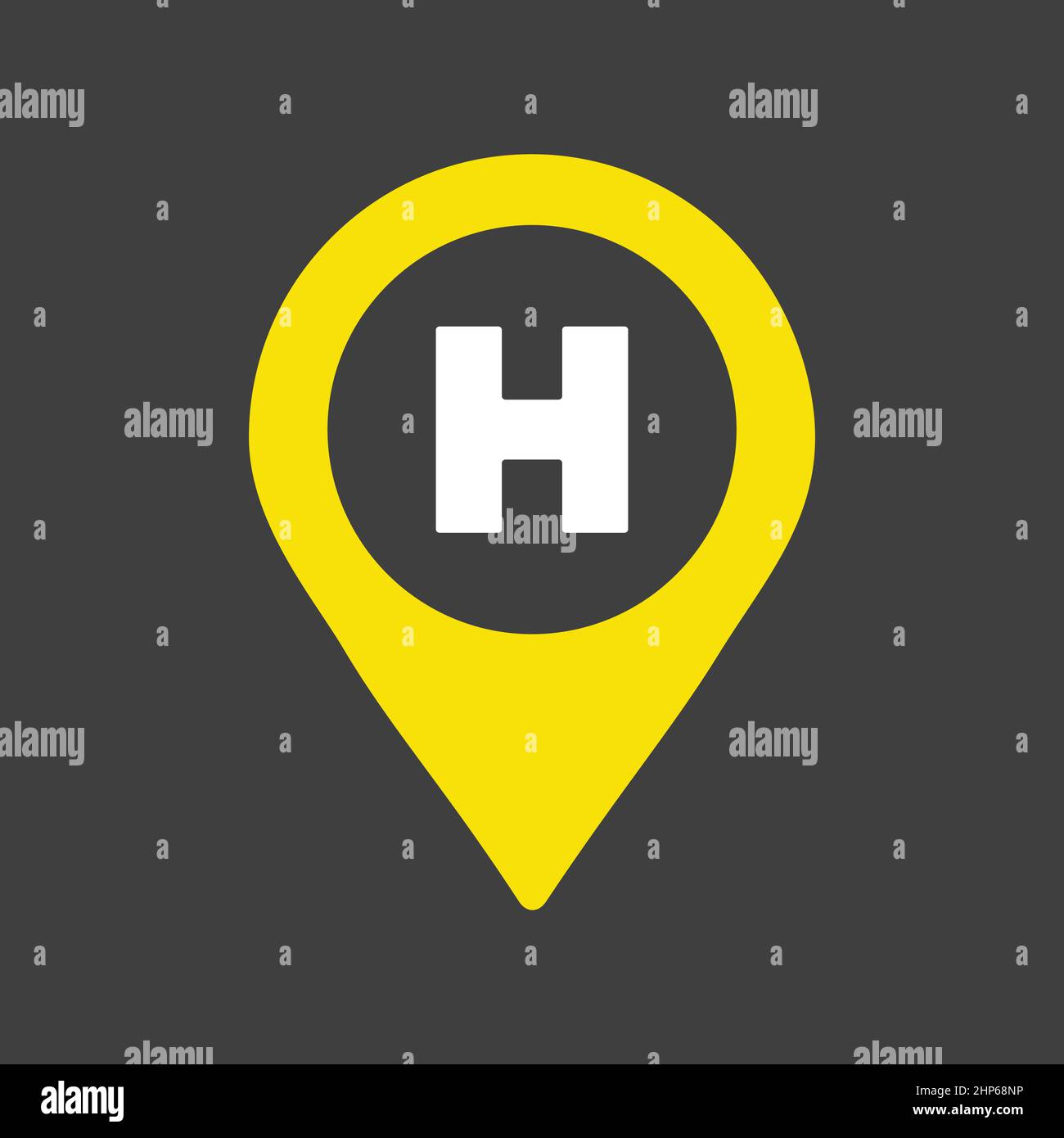 Map marker icon helicopter Stock Vector Images - Alamy