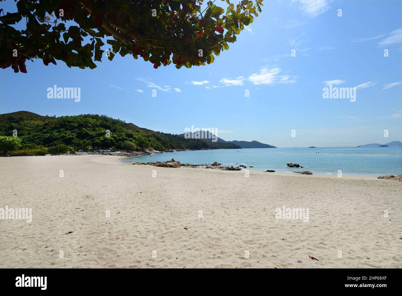 Hung Shing Ye beach on Lamma island in Hong Kong Stock Photo - Alamy